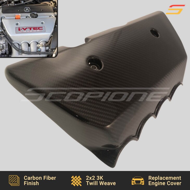Scopione Carbon Fiber Engine Manifold Cover for Acura RSX DC5