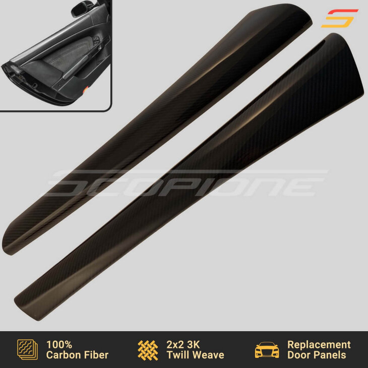 Scopione Carbon Fiber Door Trim Panels for Aston Martin DBS DB9 Virage