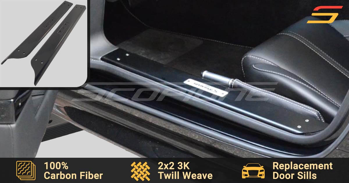 Scopione Carbon Door Sills for Aston Martin Vantage DB9 DBS