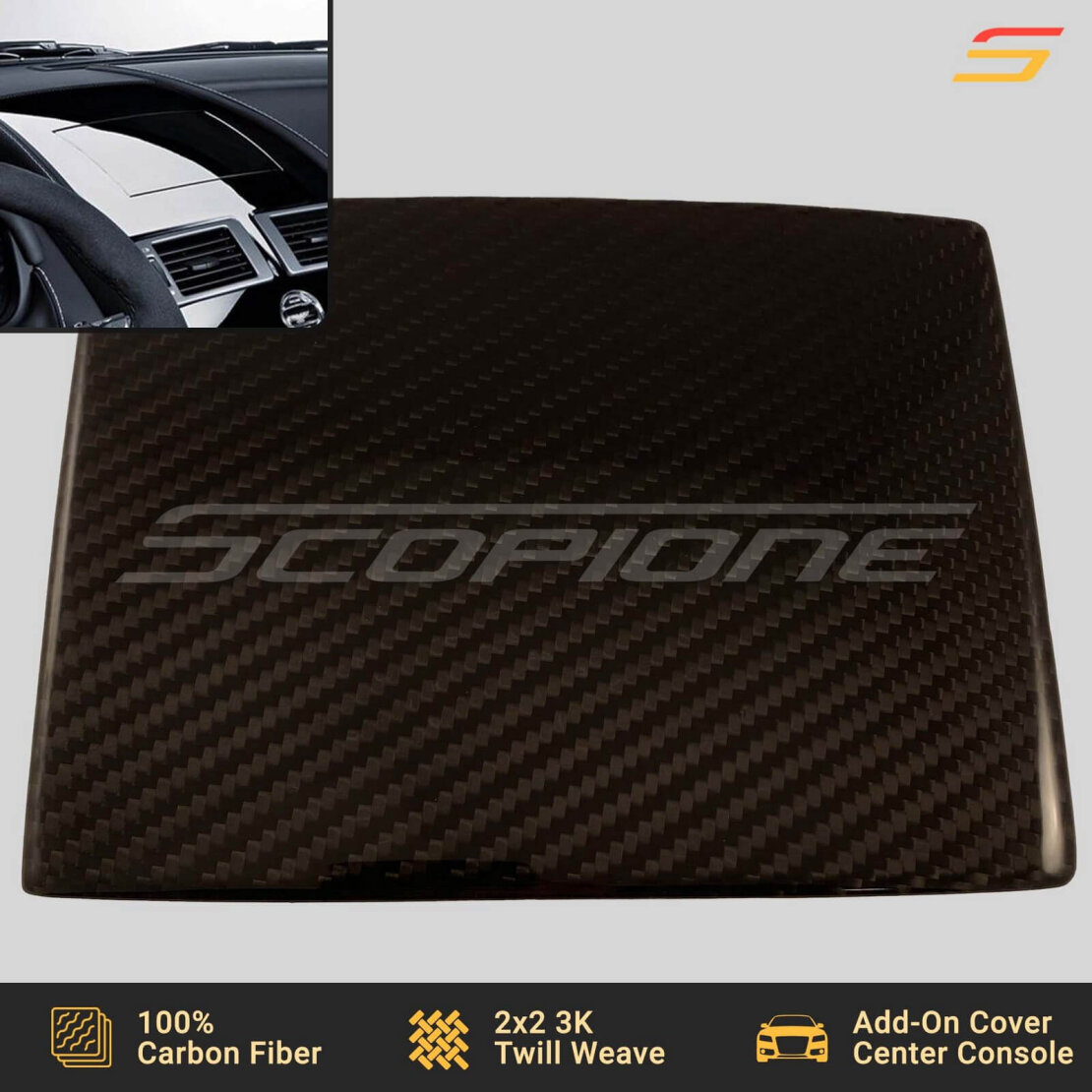Scopione Carbon Fiber Rear Bumper Diffuser for Aston Martin DBS Virage DB9