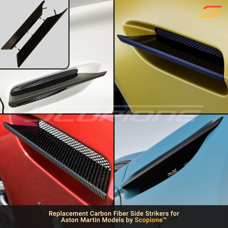 Scopione Carbon Fender Side Strakes: Aston Martin 06-17 Vantage