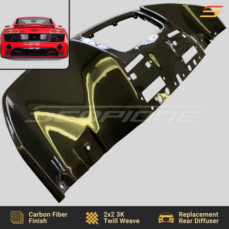 Audi R8 Carbon Fiber Rear Diffuser | Premium Aero Upgrade