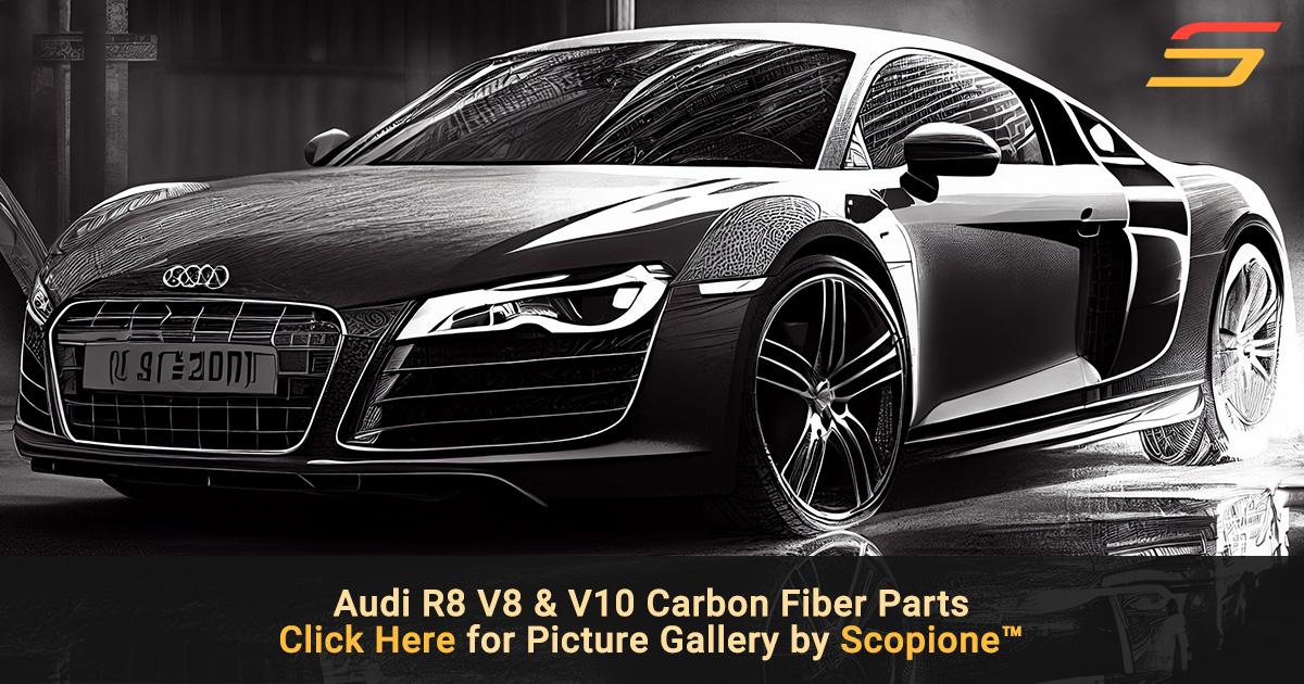 Audi R8 Carbon Fiber by Scopione | Picture Gallery & Upgrades