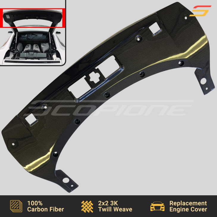 Scopione Carbon Rear Bumper Diffuser for Audi 08-12 R8 V8 4.2L