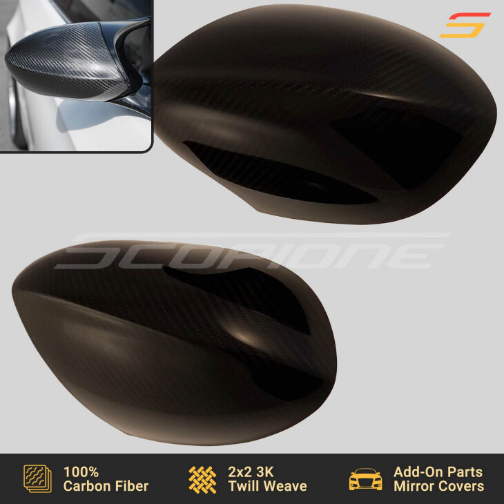 Scopione Carbon Fiber Side Mirror Covers for BMW M3 1M - E92 E93 E82