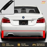 Scopione Carbon Fiber Rear M-Tech Bumper Diffuser for BMW 5 Series E60 E61