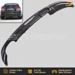 Scopione Carbon Fiber Rear M-Tech Bumper Diffuser for BMW 1 Series E82 E88