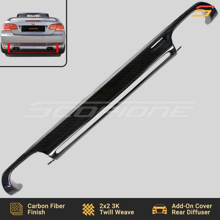 Scopione Carbon Fiber Rear M-Tech Bumper Diffuser for BMW E46