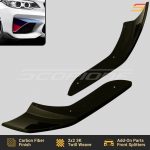 Scopione Carbon Fiber Front SC1 Splitters for Pre-LCI BMW 2 Series M2