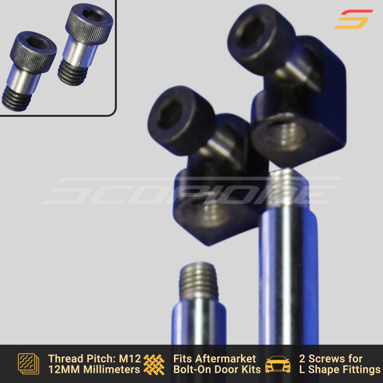 Lambo Vertical Door Kit Replacement Shocks Fittings Ends Joints