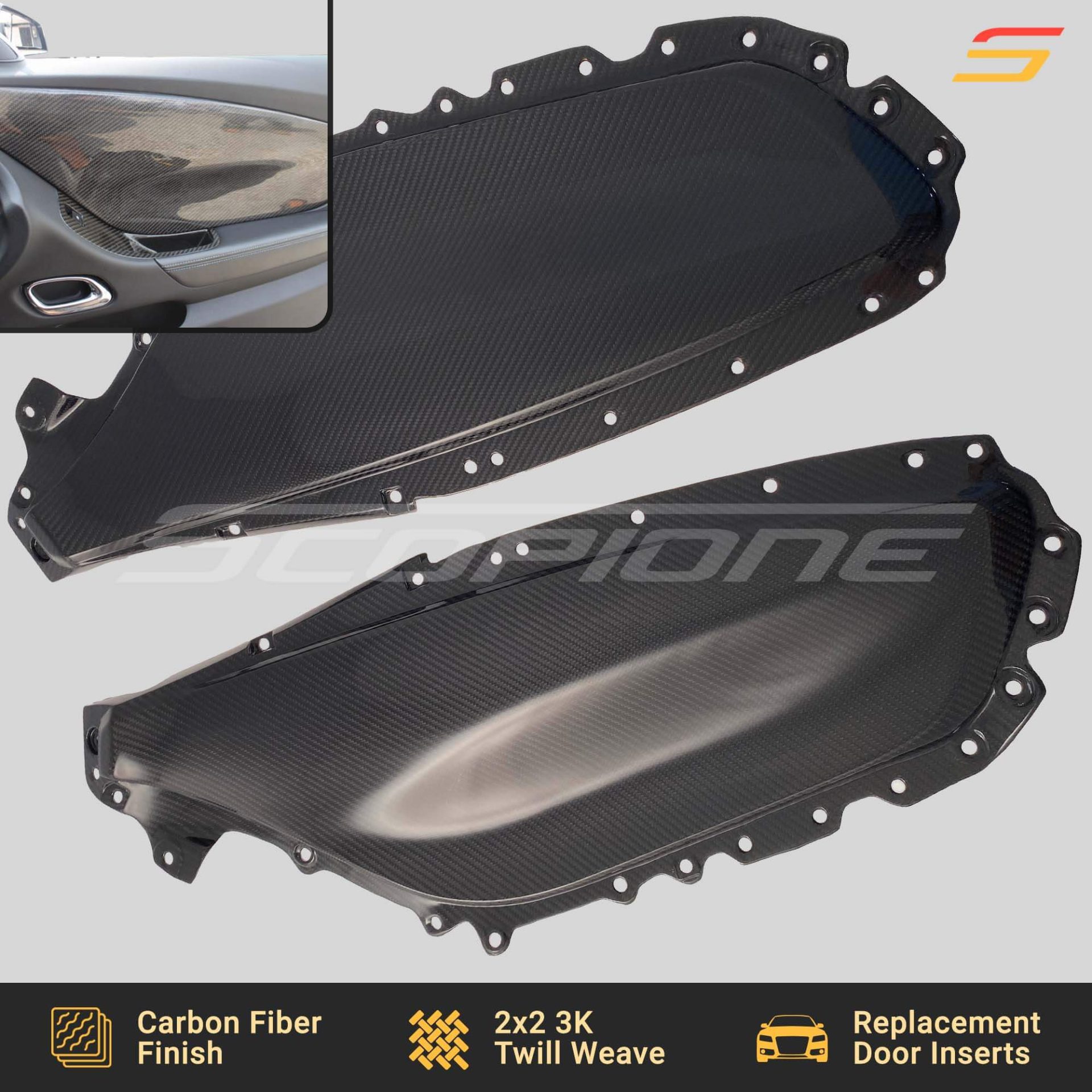 Scopione Carbon Engine Cover for Chevrolet 10-15 Camaro SS LS3