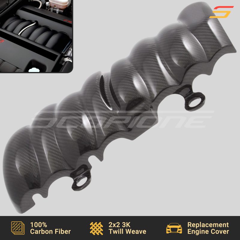 Scopione Carbon LS3 Engine Cover for Corvette C6 & Camaro SS