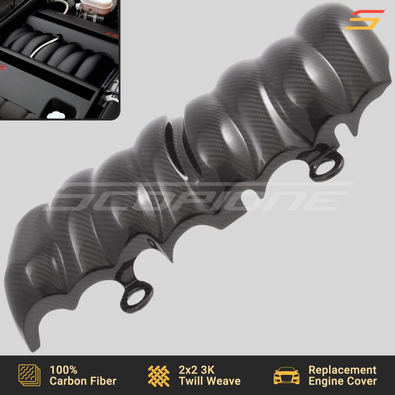 Scopione Carbon LS3 Engine Cover for Corvette C6 & Camaro SS