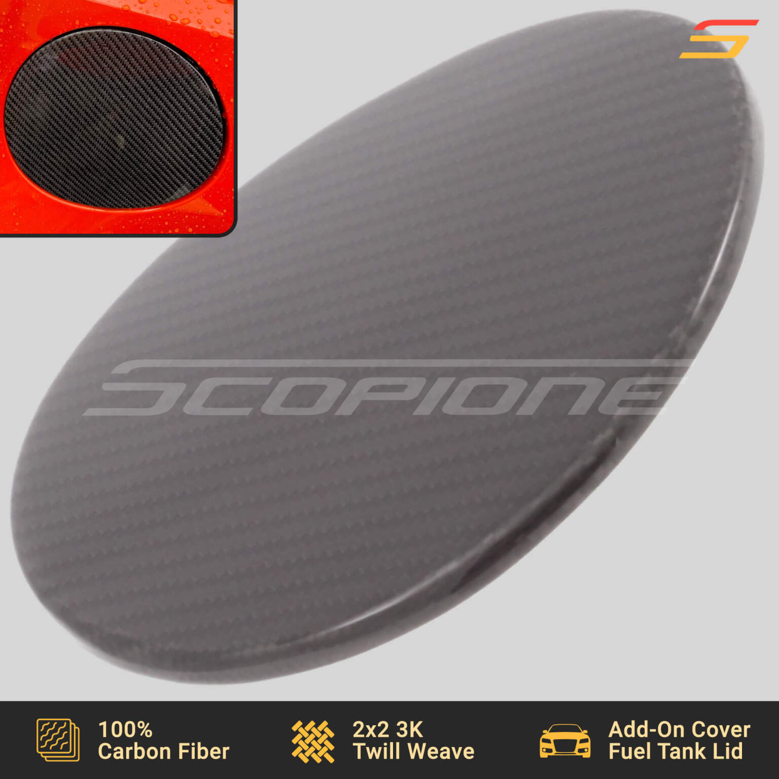 Scopione Carbon Fiber Rear Bumper Diffuser for Chevy Corvette C6