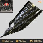 Scopione Carbon Fiber Side Engine Covers for Ferrari 458 Italia