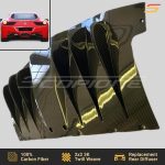 Scopione Carbon Rear Bumper Diffuser | Ferrari 458 Italia & Spider