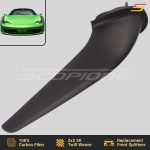 Scopione MATTE Carbon Fiber Front Splitters for Ferrari 458 Italia Spider