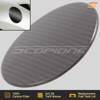 Scopione Carbon Fiber Fuel Tank Lid Gas Door for Ferrari 488 GTB F8 ...