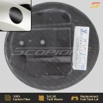 Scopione Carbon Fiber Fuel Tank Lid Gas Door for Ferrari 488 GTB F8 ...