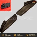 Scopione Carbon Fiber Exterior Door Handles for Ferrari 488 GTB F8 ...