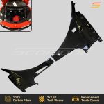 Scopione Carbon Fiber Top Bonnet Trunk Covers for Ferrari 488 GTB & Spider