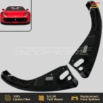 Scopione Carbon Fiber Front Splitters for Ferrari 812 GTS & Superfast