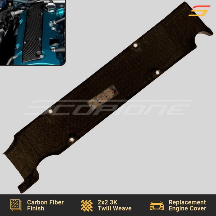 Scopione Carbon Fiber Coil Engine Cover for Honda S2000 AP2