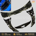 Scopione Carbon Fiber Front Trunk Covers Trim Kit for Aventador