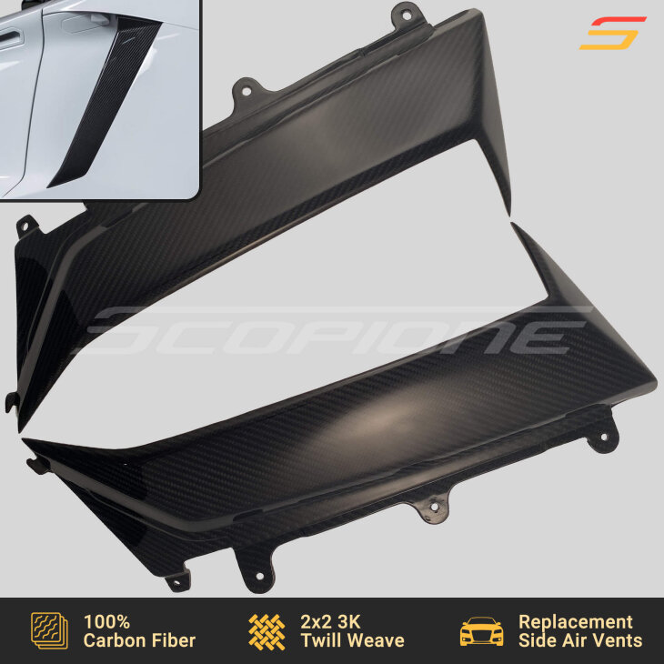 Scopione Carbon Fender Vents for Lamborghini Aventador LP700