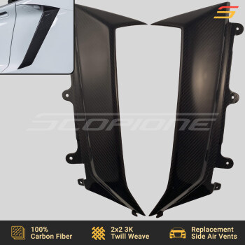 Scopione Carbon Fender Vents for Lamborghini Aventador LP700
