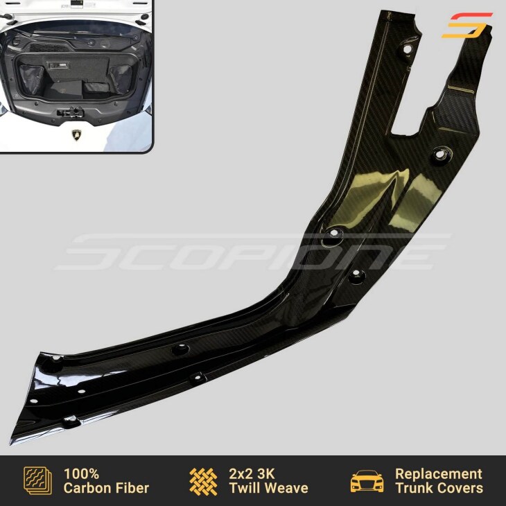 Scopione Carbon Fiber Front Bonnet Side Trunk Covers for Huracan