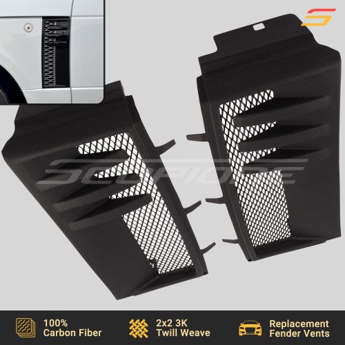 Scopione Carbon Side Mirror Replacement Covers | Range Rover