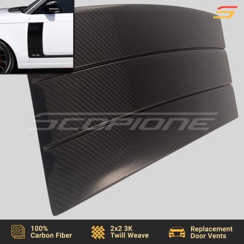 Scopione Carbon Door Side Vents Panels Trim | Range Rover