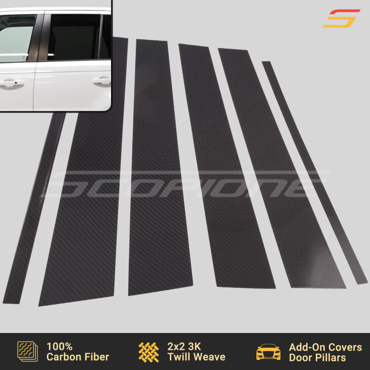 Scopione Carbon Side Mirror Replacement Covers | Range Rover