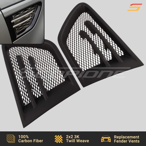 Scopione Carbon Side Mirror Replacement Covers | Range Rover