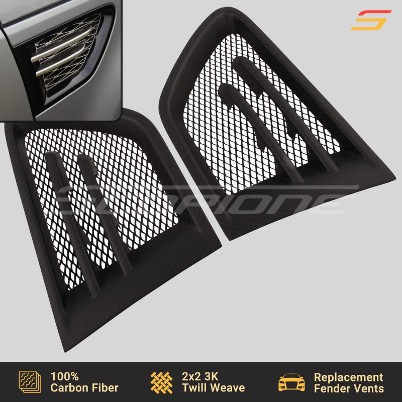 Scopione Carbon Side Mirror Replacement Covers | Range Rover