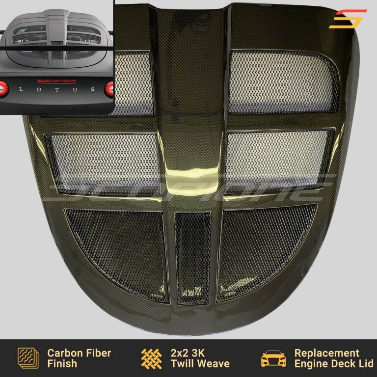 Scopione Carbon Fiber Rear Spoiler for Lotus Exige Elise SC S2