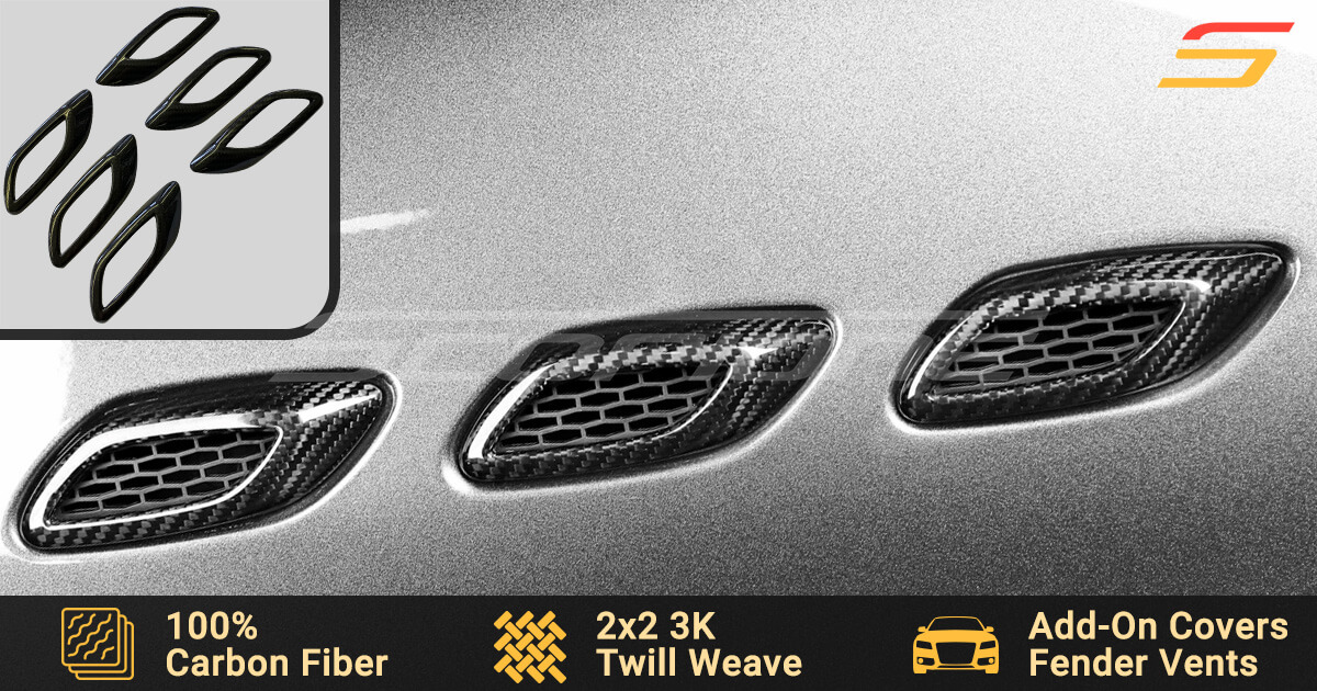 Scopione Carbon Fender Vents – Maserati Levante MK1