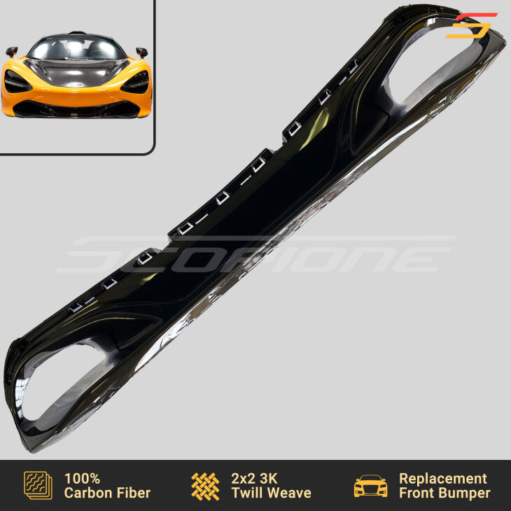 Scopione Carbon Fiber Replacement Front Lip for McLaren 720S
