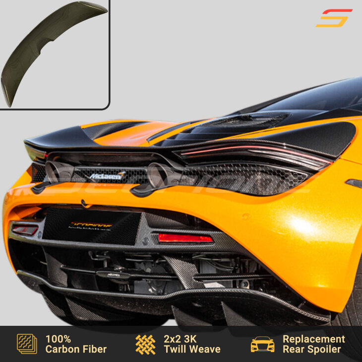 Scopione Carbon Fiber Replacement Spoiler for McLaren 720S