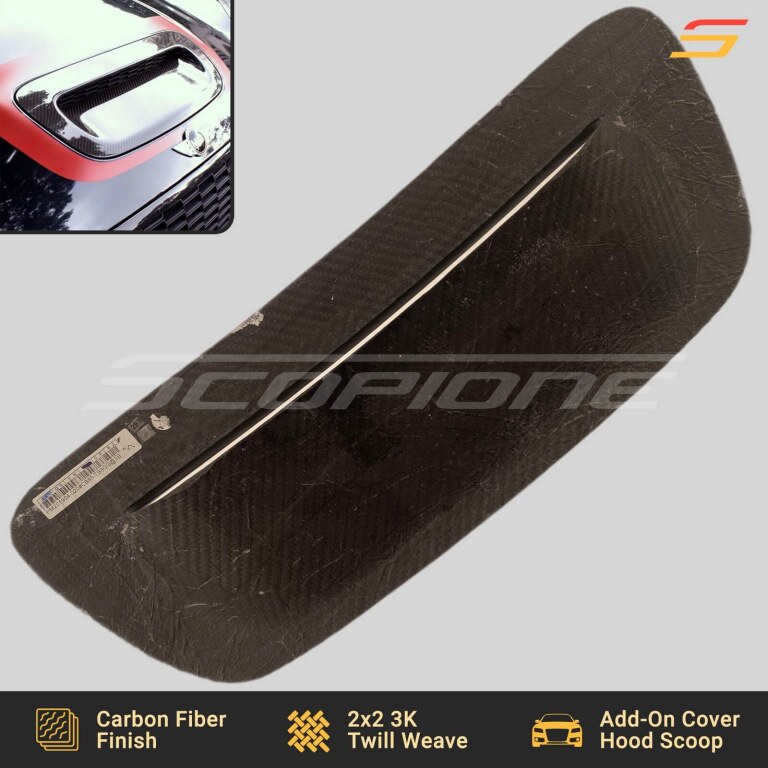 Scopione Carbon Fiber Front Hood Scoop Cover for MINI Cooper Gen2