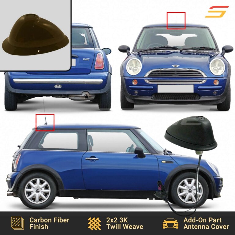 Scopione Carbon Fiber Antenna Cover for MINI Cooper