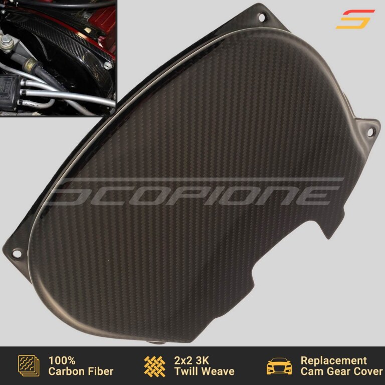 Scopione Carbon Fiber Engine Cover for Lancer Evolution 7 8 9