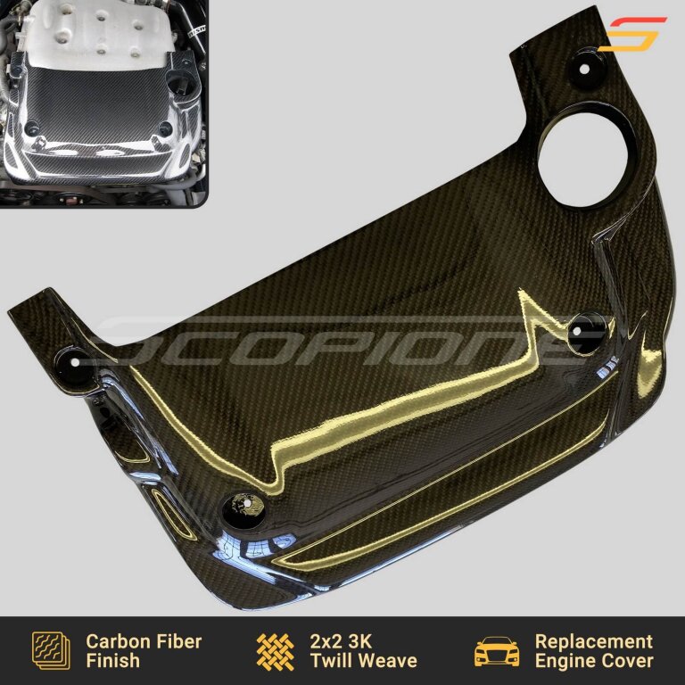 Scopione Carbon Fiber Engine Cover for Nissan 350Z Z33