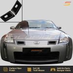 Scopione Carbon Fiber Front Bumper Intake Scoops for Nissan 350Z