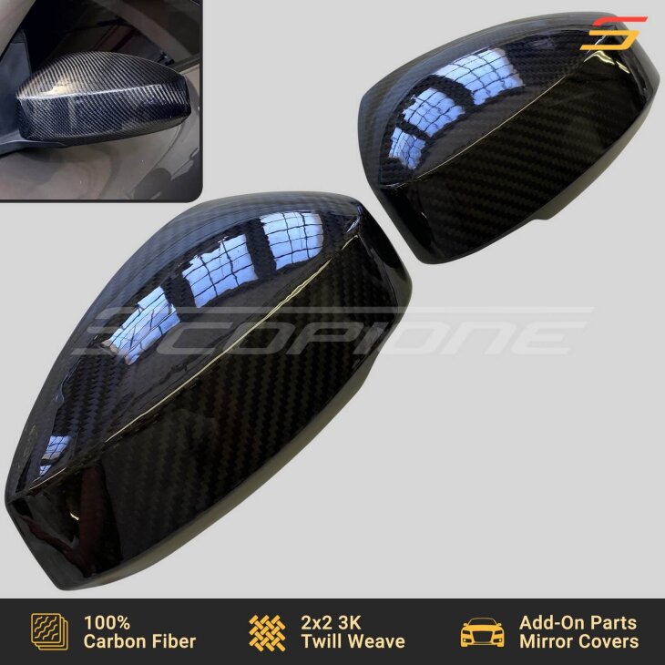 Scopione Carbon Fiber Mirror Covers for Nissan 350Z