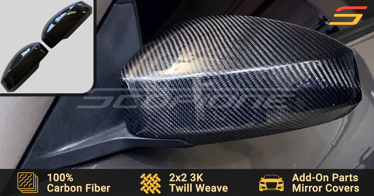Scopione Carbon Fiber Mirror Covers for Nissan 350Z