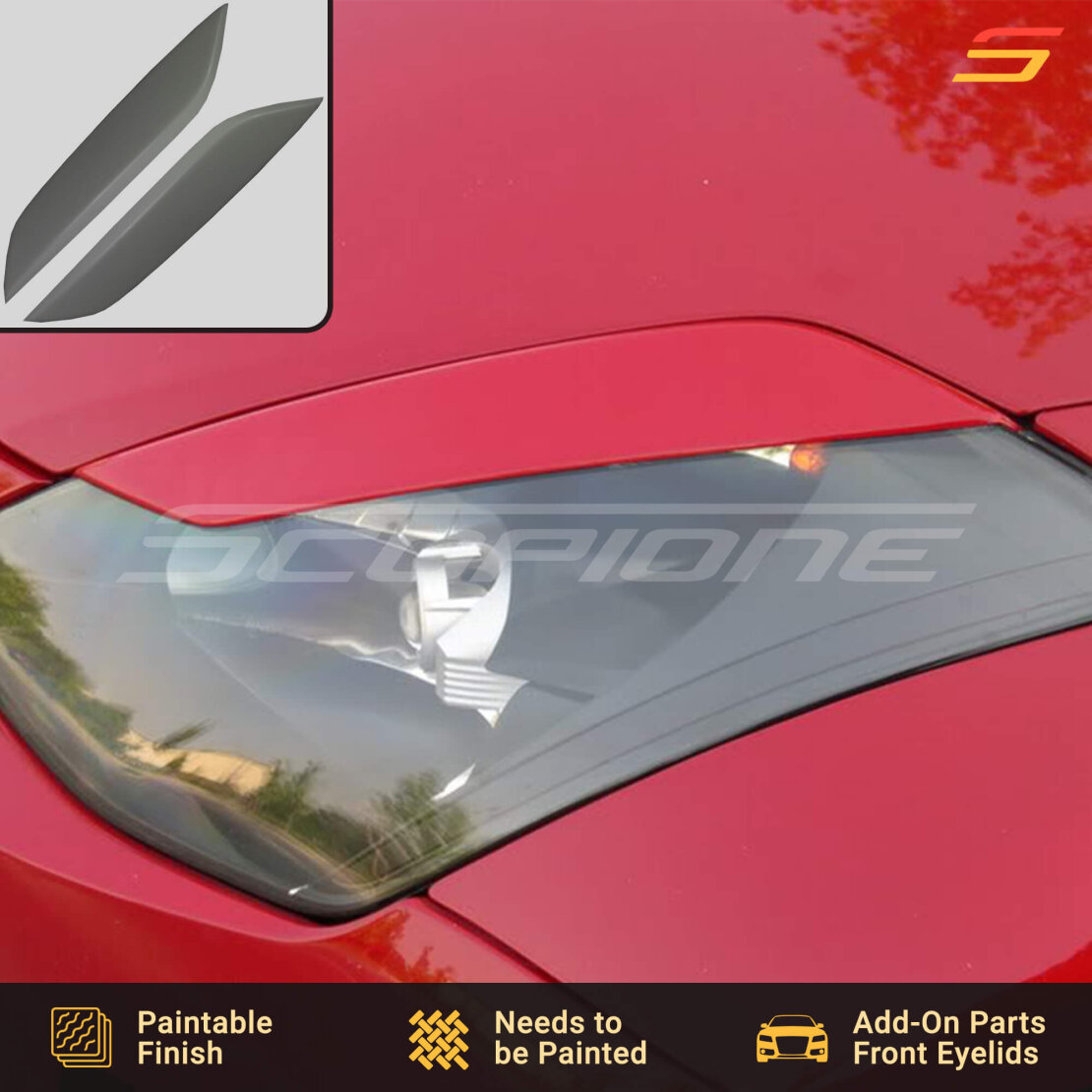 Scopione Paintable Headlight Eyelids for Nissan 350Z