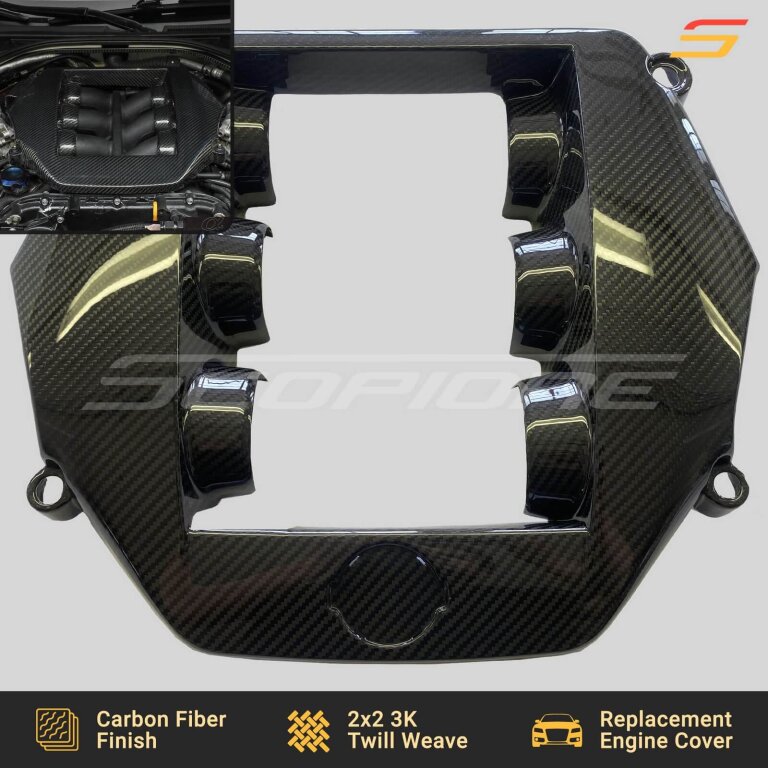Scopione Carbon Fiber Engine Cover for Nissan GTR R35
