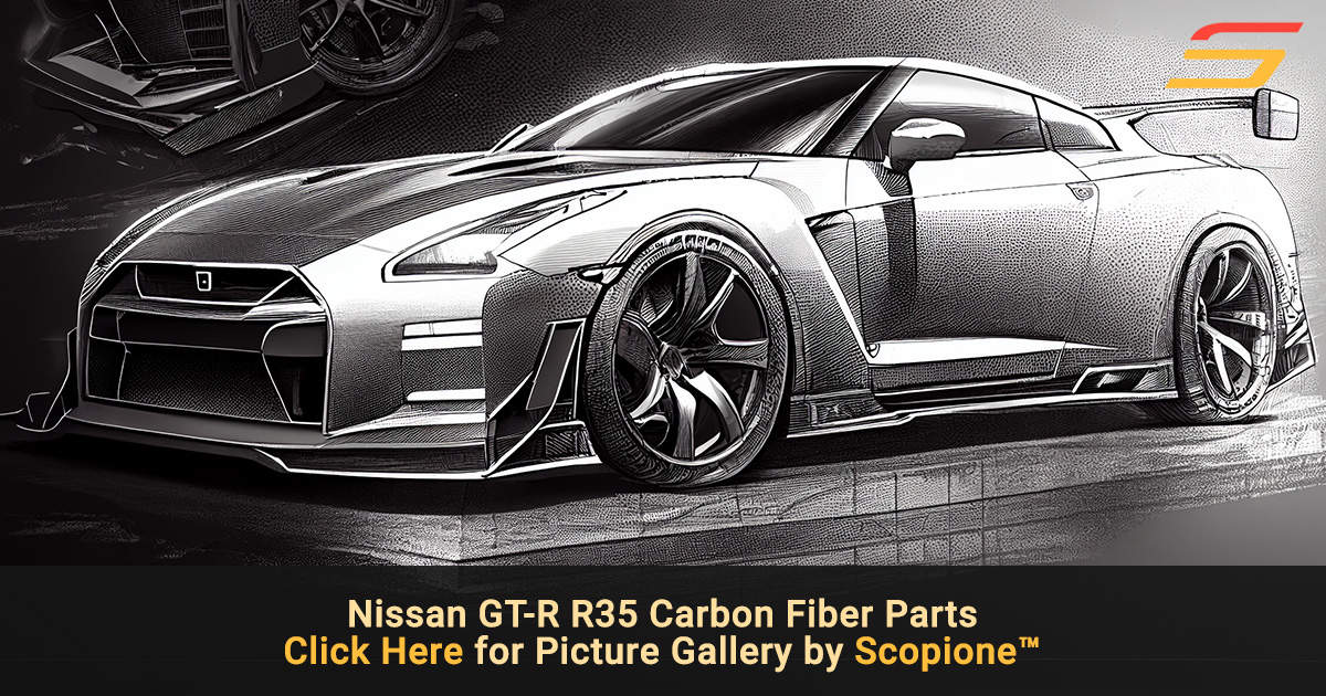 Nissan GTR R35 Carbon Fiber Picture Gallery by Scopione
